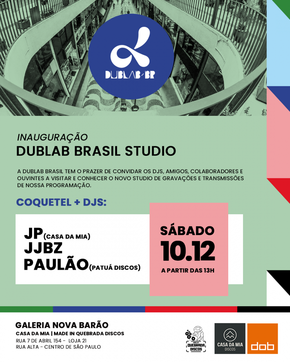 dublab Brazil studio opening - dublab